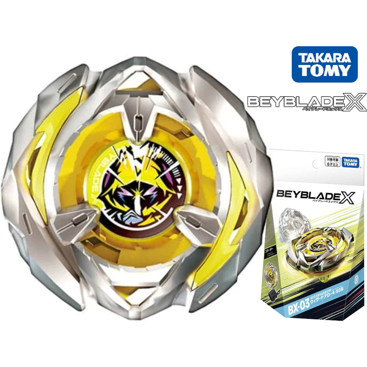 Takara Tomy BX-03 Wizard Arrow 4-80B Beyblade X – Beygems.com
